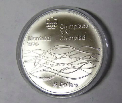 1975 Canada Olympic 5 Dollars Swimming 1976 Olympiad 0.723 oz Silver商品について出品者コメント「カプセル封入。箱や品質保証書は付属しません。」製造国/地域：カナダ認証：未認...