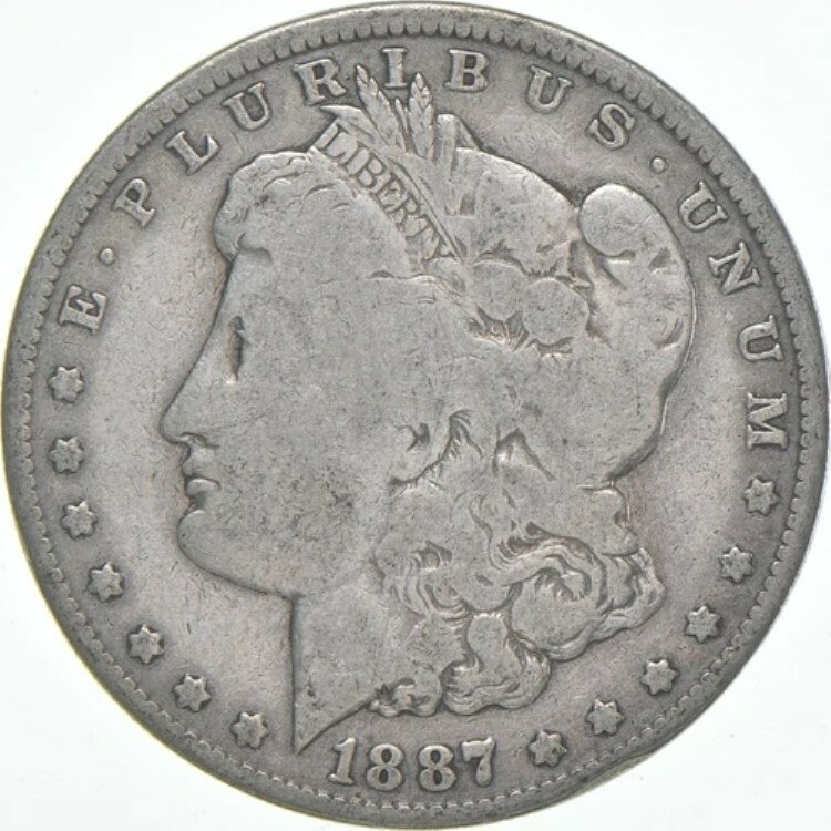 G/VG 1887-O Morgan Silver Dollar (1 coin)商品について認証：未認証額面：1ドル流通／非流通：流通材質：銀発行年：1887年製造国／地域：アメリカ合衆国鋳造方法：企業造幣局所在地：ニューオーリンズ注意事...