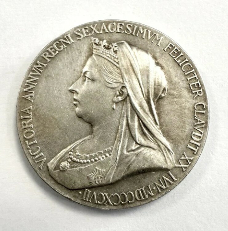 1897 Queen Victoria Diamond Jubilee Silver Medal 25mm 9.76g -Exceptionally Fine商品について販売者コメント「非常に良好な状態の銀メダル」素材：銀時代：19世紀年代...