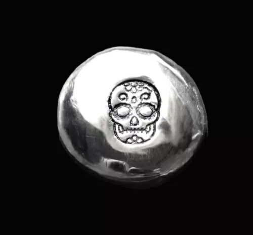 15g Hand Poured Fine Silver Bar 999 Bullion - Sugar Skull - TBC商品について組成：銀純度：0.999単位15gあたりの貴金属含有量：15g原産地：オーストラリアブランド/造幣局：...