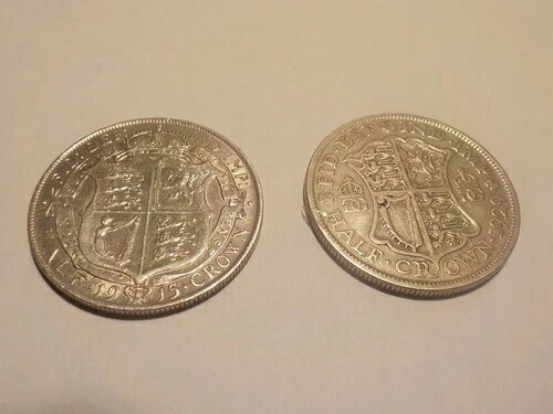 PRE-DECIMAL HALF CROWNS x 2 1929 also 1915 both SILVER L@@@@K商品について出品者コメント「シルバー、コレクター商品」製造国/地域：イギリス注意事項※以下の注意事項をご理解のうえ、ご...