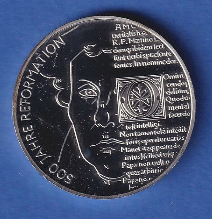 Germany 2017 ?20 Silver Commemorative Coin 500 Years of Reformation 18g Ag925 BU-商品について販売者のメモ「素材 シルバー 925 質量 18 g デュルヒメッ...