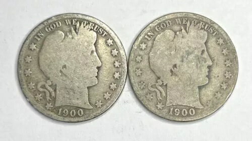 2x 1900 S Barber Silver Half Dollar Circulated 2 Coin Set商品について認証：未認証流通/非流通発行年：1900年造幣局所在地：サンフランシスコグレード：未認証打刻タイプ：ビジネス額面：...
