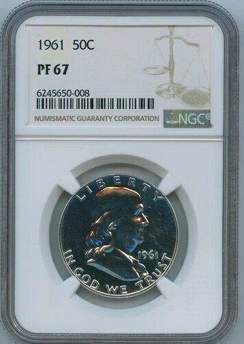 1961 P NGC PF67 Franklin Half Dollar 50c PR67 US Proof 1961-P PF-67 Blast White商品について販売者からのコメント「この時期だからこそ、中小企業を応援してください。...