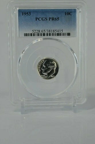 1953 SILVER ROOSEVELT DIME PCGS GRADED PR65 PROOF VERY RARE COIN UNCIRCULATED商品について流通/非流通 非流通コインホルダー製造国/地域：アメリカ合衆国認証番号：3...