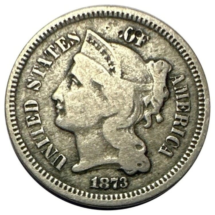 1873 U.S. Three Cent Nickel - Open 3 Variety - Nice Details商品について出品者コメント「落札者には写真に写っている現品をお渡しします。」額面 3C流通/非流通材質 ニッケル年 187...