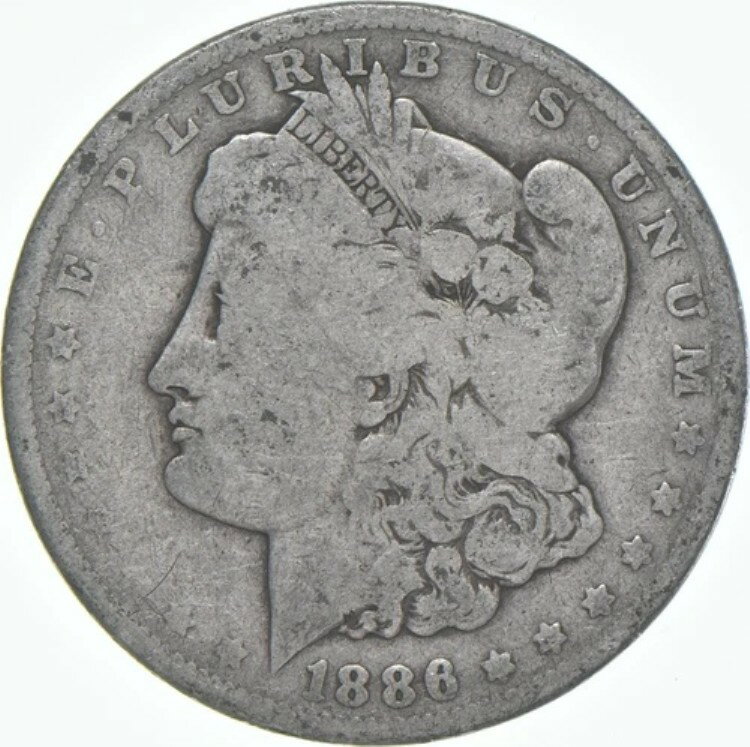 G/VG 1886 (P) Morgan Silver Dollar (1 coin)商品について認証：未認証掲載タイプ：ストック額面：1ドル流通/非流通：流通組成：銀発行年：1886年製造国/地域：アメリカ合衆国刻印タイプ：ビジネス造幣局...
