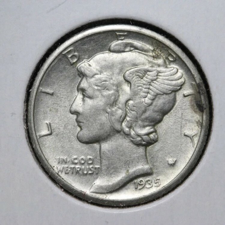 1935-D Mercury Silver Dime UNC *UNCIRCULATED* MS E258 RKNS商品について認証：未認証流通/非流通：非流通年：1935年鋳造所：デンバー刻印の種類：ビジネス額面：10セント注意事項※以下...