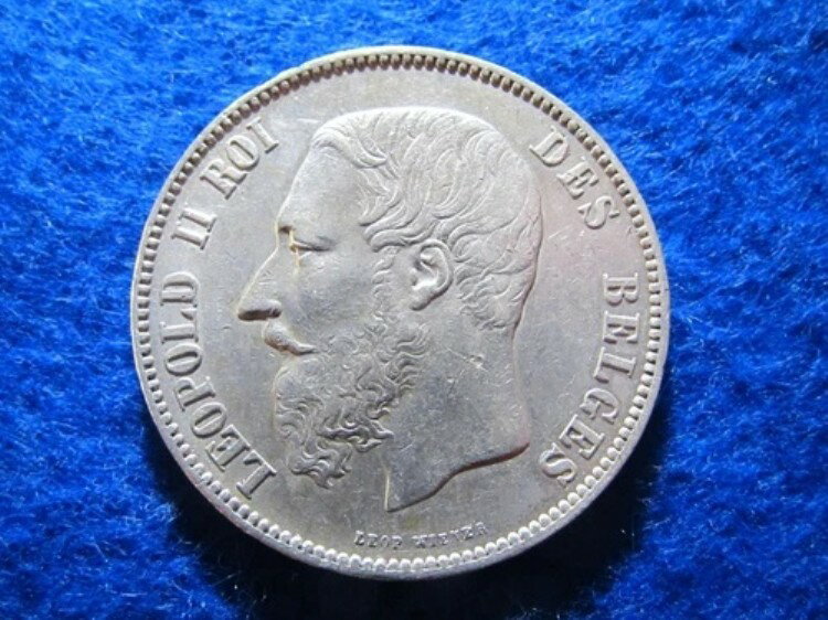 1873 Belgium Silver 5 Francs - Very Light Toned High Grade商品について販売者メモ「非常に明るい色調の高品位AU/UNC？」流通/未流通 不明額面 5フラン材質 銀年 1873年純度 ...
