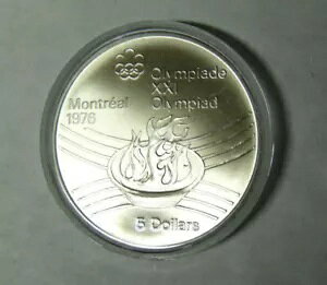1976 Canada Olympic 5 Dollars Olympic Flames 1976 Olympiad 0.723 oz Silver商品について出品者コメント「カプセル封入。箱や品質保証書は付属しません。」製造国/地域：カナ...