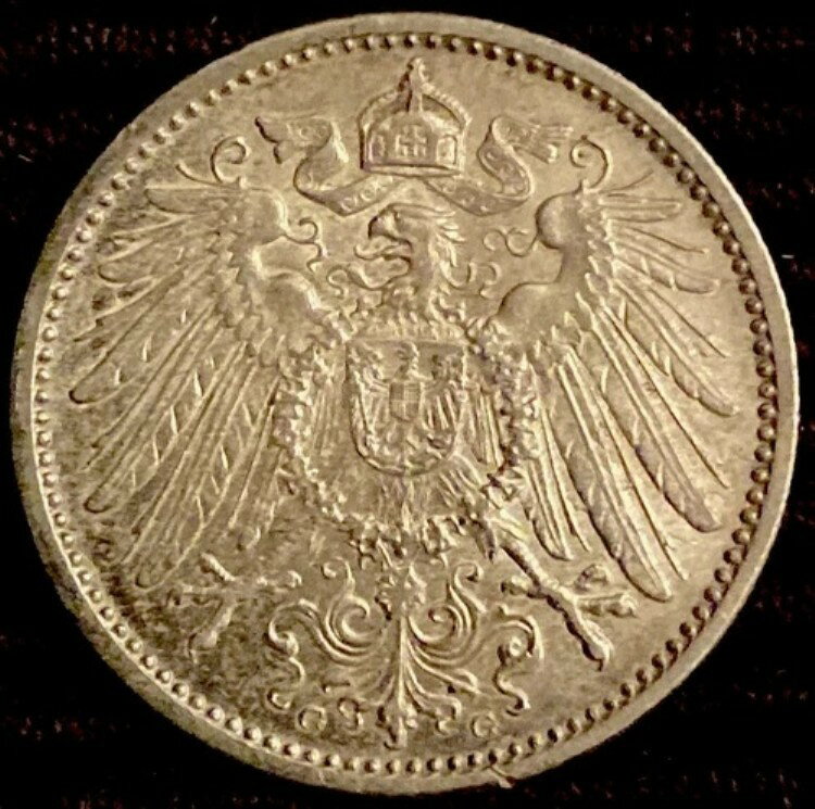 SILVER Roughly the Size of a Quarter 1907 Germany 1 Mark World Silver - W/ Map商品について流通/非流通 流通額面 刻印時代 帝国時代 (1871-1918)材質 ...
