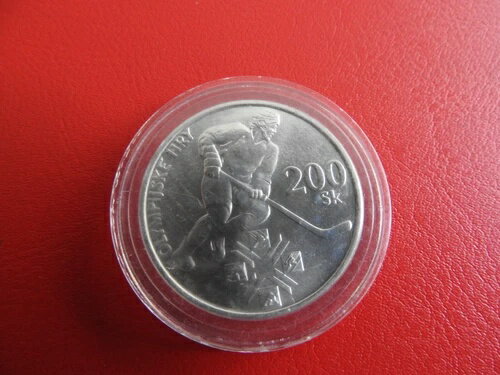 * Slovakia 200 Korun 1994 Silver * Olympic Committee (Schub80)-商品についてErhaltungsgrad Bitte Foto ansehen!ジャール 1994メタル/マテリア...