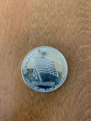 Operation Desert Storm Navy 1 Troy oz .999 Silver Coin商品について組成：銀形状：ラウンド純度：0.999単位あたりの貴金属含有量：1トロイオンス製造国／地域：アメリカ合衆国注意事項※以下...