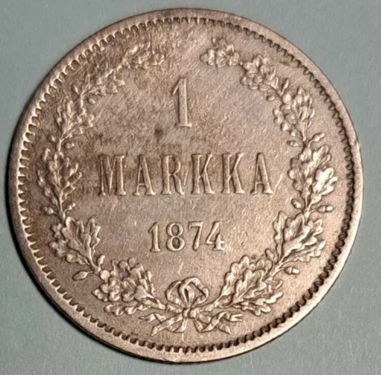 1874-S Finland 1 Markka - 5.18g .868 Silver商品について販売者からのコメント「表示されている通りのコインをお届けします。」額面 マルッカ材質 銀発行年 1874年純度 0.868KM番号 3.2製造...
