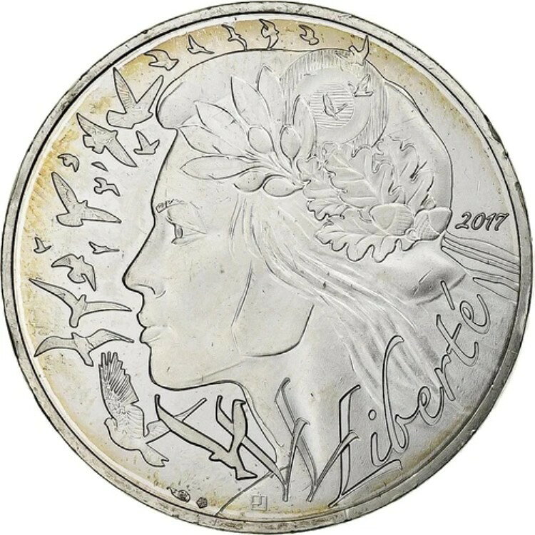 [#1511662] France, 20 Euro, Libert?, 2017, Monnaie de Paris, Silver, AU商品について認証 NA構成シルバー2017年国 フランス額面 20 ユーロコインの状態 AU造幣局...