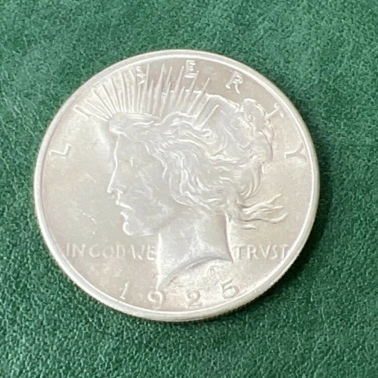 1925-P Peace Dollar, AU. Beautiful Luster 120853商品について額面 1ドル流通/非流通 流通コイン ピース組成 銀発行年 1925年鋳造タイプ ビジネス造幣局所在地 フィラデルフィアグレード 非...