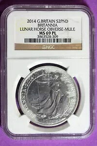 2014 NGC MS69 PL Great Britain 1oz Silver Britannia #B30556商品について出品者メモ「ルナホース表面-ラバ」修正商品番号製造国/地域：イギリス純度：0.999コイン：UKブリタニア認証...