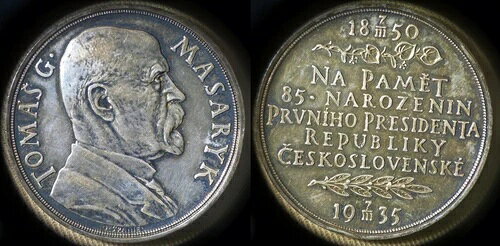 Medal:Czechoslovakia 1935 Thomas G. Masaryk 1st President, 42 mm,Silver IRTM2938商品について流通品/未流通品 未流通品注意事項※以下の注意事項をご理解のうえ、ご...