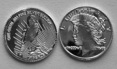 (50) 1 GRAM .999 PURE SILVER ROUND PEACE DOLLAR DESIGN b7商品について販売者コメント「***新品未使用***」形状：ラウンド型年：2019年純度：0.999製造国：アメリカ合衆国貴金属...