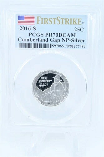 2016-S PCGS PR70DCAM Silver Cumberland Gap NP Quarter Proof 25C商品について販売者からのコメント「画像と全く同じコインをお届けします」認証：PCGS流通/非流通：非流通額面：25...