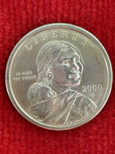 2000-D Sacagawea One Dollar Coin US Eagle Back Gold Color Circulated商品について出品者コメント「非常に良い状態+。20年以上保管されていました。」額面 1ドル流通/非流通 ...