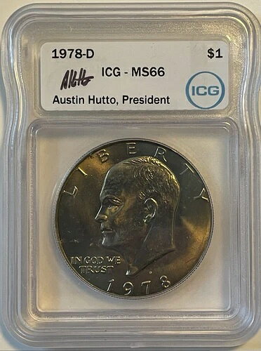 1978-D Eisenhower Ike Dollar - ICG MS66 Coins Bullion Silver Gold Numismatic商品について流通/非流通額面 1ドルコイン アイゼンハワー組成 銀年 1978年鋳造タイ...