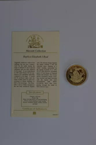 Elizabeth I Ryal Museum Collection Gold Plated Silver Coin + COA商品について注意事項※以下の注意事項をご理解のうえ、ご購入ください■ 鑑定済みコイン・紙幣について各種コイン・紙...