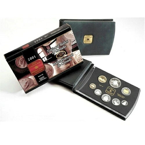 2001 Canada Proof Set of Coins - 50th Ann. of the National Ballet of Canada商品について額面セットタイプ：プルーフセット年：2001年製造国／地域：カナダ注意事項※以...