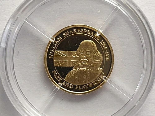 (L1005) 14ct Gold Coin ~ The Greatest Britons - William Shakespeare商品について注意事項※以下の注意事項をご理解のうえ、ご購入ください■ 鑑定済みコイン・紙幣について各種コイ...