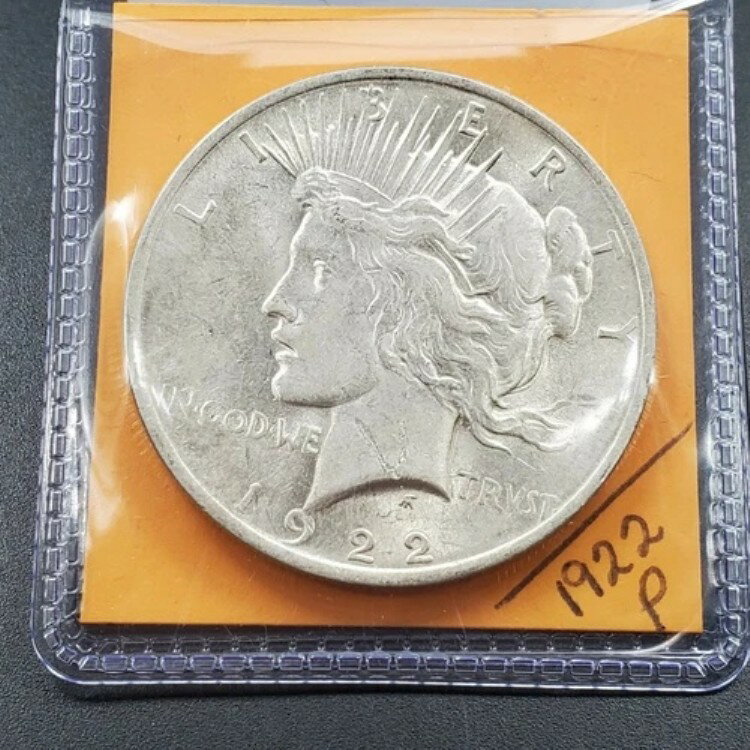 1922 P $1 Peace Silver Eagle Dollar Coin Choice AU About UNC商品について額面 1ドル流通/非流通 流通組成 銀製造国/地域 アメリカ合衆国コイン ピース造幣局所在地 フィラデルフィ...