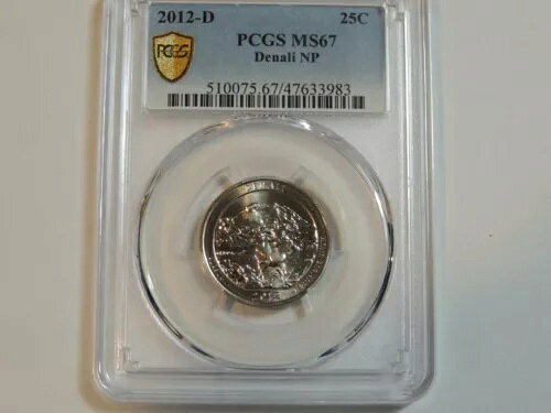 2012 D PCGS MS67 Denali Quarter Gold Shield商品について流通/非流通額面 25セント構成 CLAD年 2012年刻印タイプ ビジネス鋳造所 デンバーグレード MS 67製造国/地域 アメリカ合衆国種...