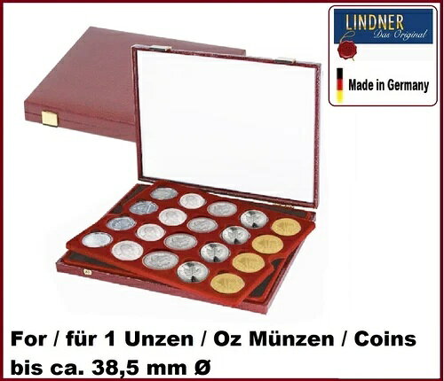 Coin Case 40X 38.5Mm Lindner S2451 For 1 Ounce Gold Coins Silver Coins商品について状態：新品、未使用、未開封、未損傷の商品（ハンドメイド商品を含む）。出品者の…状態につい...