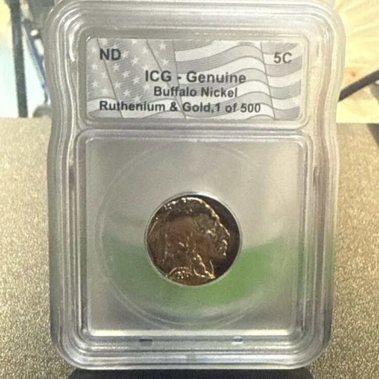 1936 & 1937 Gold & Ruthenium Plated Genuine Buffalo Nickel ICG 1 Of 500 (2)商品について流通/非流通額面 5セントコイン バッファロー材質 金鋳造タイプ ビジネス造幣...