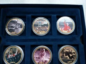 2013 REMEMBERING THE 1960' NUMISPROOF COLLECTION Set Of 6商品について額面：メダル発行年：2013年枚数：1枚時代：2000年代コレクション：1960年代を偲ぶ特徴：記念品製造国／地域...