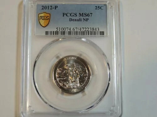 2012 P PCGS MS67 Denali Quarter Gold Shield商品について流通/非流通額面 25セント構成 CLAD年 2012年打刻タイプ ビジネス純度 0.6鋳造地 フィラデルフィアグレード MS 67製造国/地...