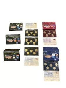 Quarters of the Fifty States 2001- 1999 Commemorative Five Uncirculated Coin Box商品について流通/非流通額面 25セントコイン 州クォーター構成 銀/銅/金タイ...