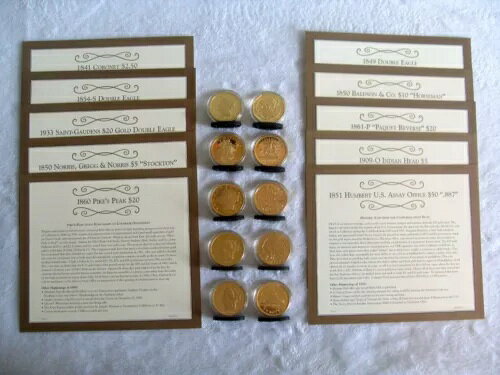 Ten Accurate Copies of Historical United States Gold Coins (No Gold Content)商品について製造国/地域：アメリカ合衆国認証：未認証注意事項※以下の注意事項をご理解のう...