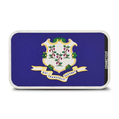 1 oz Colorized Stacking Across America Connecticut State Flag Silver Bar (New)商品について形状：バーブランド/ミント：Stacking.NYC製造国/地域：アメリ...