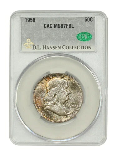 1956 50C CACG MS67FBL ex: D.L. Hansen - Franklin Half Dollar商品について認証 CACG認証番号 244125512流通/非流通 非流通額面 50セント発行年 1956年グレード 6...