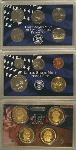 2007-S Proof Set United States US Mint Original Government Packaging Box & COA商品について打刻タイプ プルーフ認証 米国造幣局タイプ プルーフセット年 2007年...