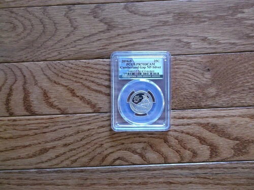 2016 S 25C Silver Cumberland Gap NP Quarter PCGS PR70DCAM商品について製造国/地域：アメリカ合衆国認証：PCGS刻印タイプ：プルーフ鋳造地：サンフランシスコグレード：PR 70発行年：...