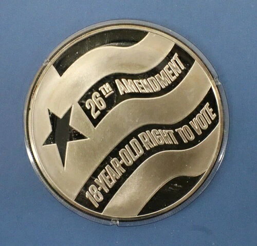 1971 Franklin Mint Voter's National Committee 26th Silver Proof 1st ed. SCI-57商品について出品者からのコメント「中古品はエステートコレクションの一部です。状態を判...
