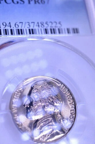 1962 PR67 PCGS GRADED PROOF JEFFERSON NICKEL UNCIRC. RARE NATURALLY TONED COIN商品について製造国/地域：アメリカ合衆国認証番号：37485225コイン：ジェファー...