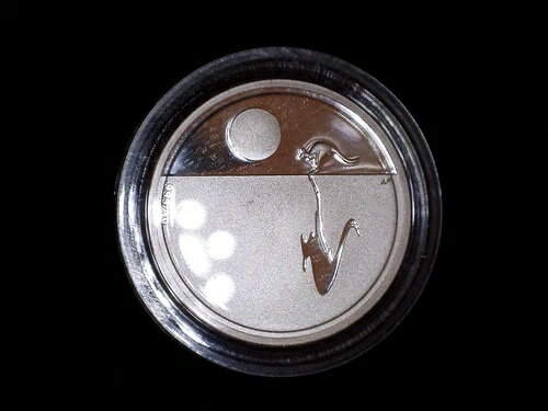 AUSTRALIA SILVER ONE DOLLAR 2017 "KANGAROO AT SUNSET" PROOF IN BOX + CERTIFICATE-商品についてエアハルトゥングスグラード ポリエルテ プラッテジャール 2017...