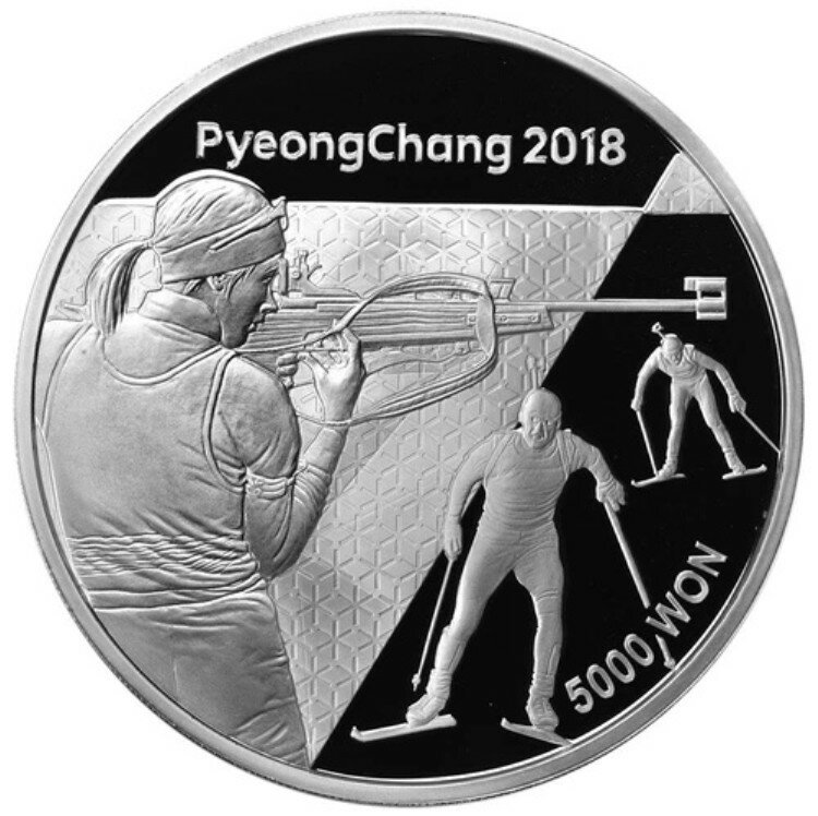 KOREA 5000 Won 2016 Silver 1/2oz. Proof 'Winter Olympic Games- Biathlon' Box/CoA商品についてグレード：未評価認証：未認証注意事項※以下の注意事項をご理解のうえ、...