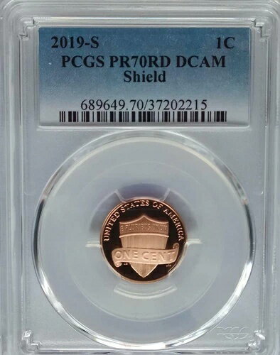 PCGS PR70 DCAM 2019-S Proof Lincoln Shield Cent Penny US Mint Abe Abraham USA 1c商品について出品者コメント「PCGS PR70 DCAM 2019-S リンカー...