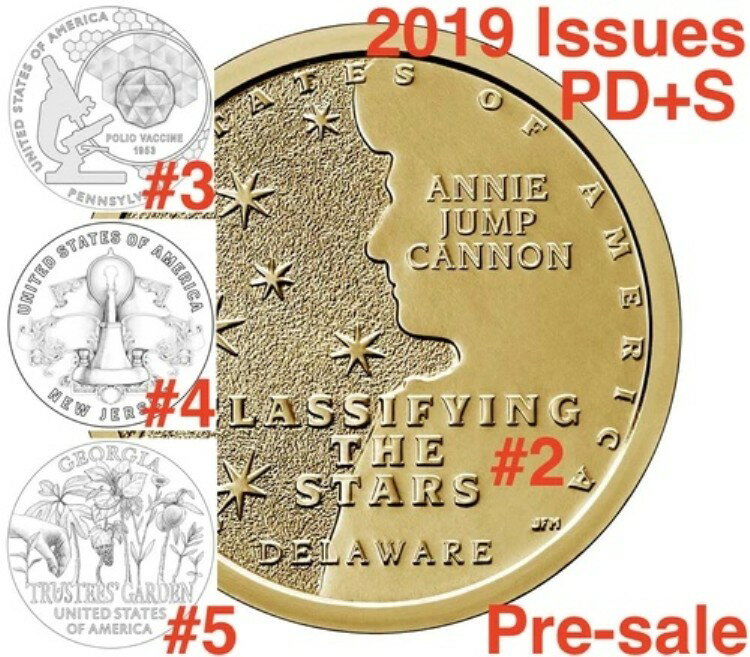 2019 American Innovation PDS PROOF Dollar Complete Set DE PA NJ GA12 Coins P D S商品について出品者からのコメント「これらは新品Sミント・プルーフコインです。2x...