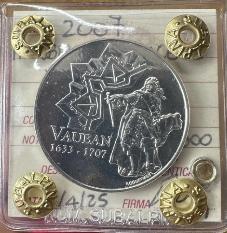 Coin France 1/4 Euro Vauban 2007 15 Gr Silver 900 Sealed Proof Subalpina商品についてブランド名なし認証 適用されませんMPN 適用されません注意事項※以下の注意事項をご...