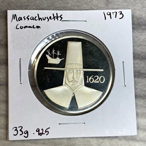 Massachusetts State Proof 33 Grams Sterling 92.5% Silver Coin Round Liberty Tree商品について組成：銀形状：ラウンド年：1973年純度：0.925貴金属含有量：ス...
