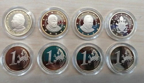 Vatican 1 Euro Proof/Proof (Choose Between Years: 2002 - 2022)-商品について販売者メモ「Polierte Platte/Proof」注意事項※以下の注意事項をご理解のうえ、ご購入...
